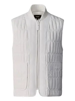 Mackage Levi Light Down Quilted Vest - White