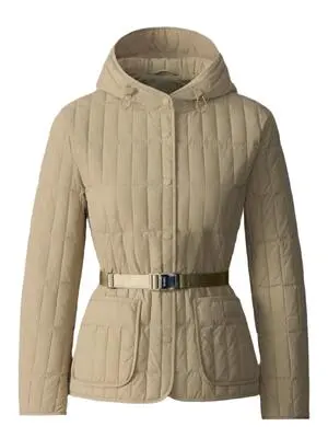 Mackage Light Down Vertical Quilted Jacket - Light Camel