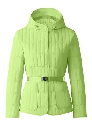 Mackage Light Down Vertical Quilted Jacket - Neon
