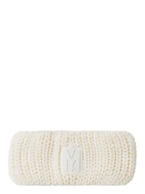 Mackage Rib Knit Merino Wool Headband - Cream