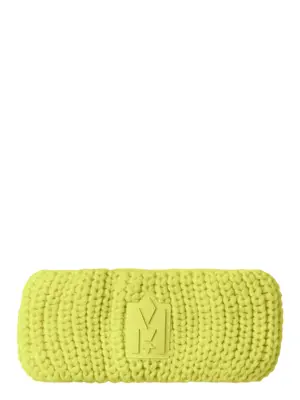 Mackage Rib Knit Merino Wool Headband - Neon