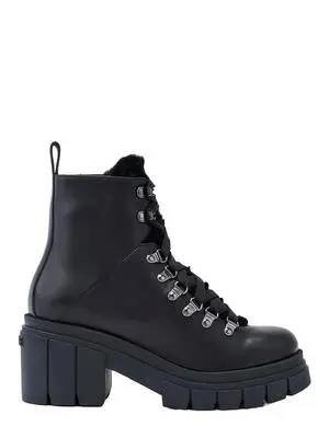 Mackage Summit Shearling-lined Leather Boots - Black