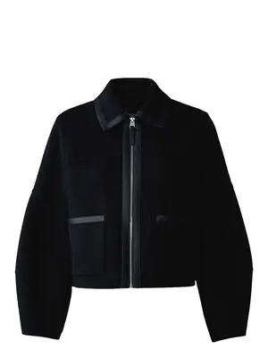 Mackage Solana Double-face Wool Jacket - Black