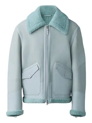 Mackage Shearling Aviator-Style Jacket Mint