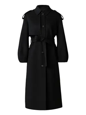 Mackage Ceyla Double-face Wool Coat - Black