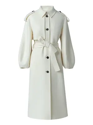 Mackage Ceyla Double-face Wool Coat - Cream