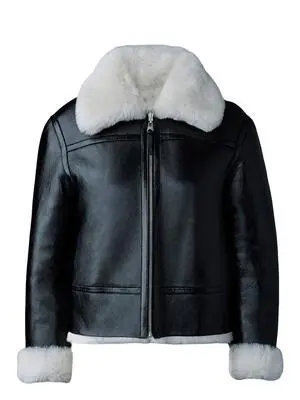 MACKAGE Betty 2-in-1 Reversible Shearling Jacket