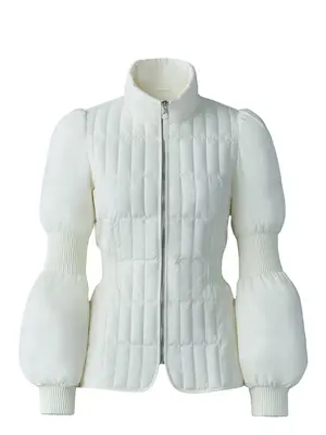 Mackage Felicia Light Down Quilted Jacket - Cream