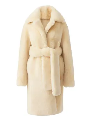 Mackage Mackage Etienne Shearling Coat Ceramic
