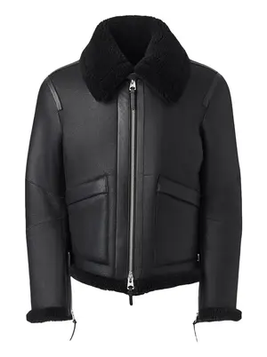 Mackage Kristian Sheepskin Jacket - Black