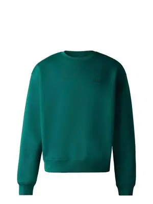 Mackage Julian Double-face Jersey Sweatshirt - Emerald
