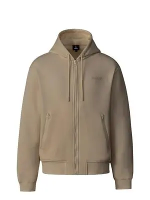 Mackage Krystos Double-face Jersey Zip-up Hoodie - Light Camel