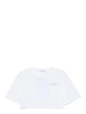 PHILOSOPHY DI LORENZO SERAFINI Recycled Organic Jersey Cropped T-Shirt