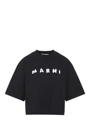 Marni Cotton T-shirt - Black