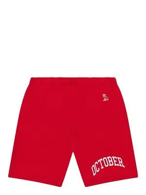 OVO October Arch Nylon Short - Red