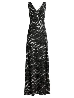Rixo Federica Spot Midi Dress - London Spot Black