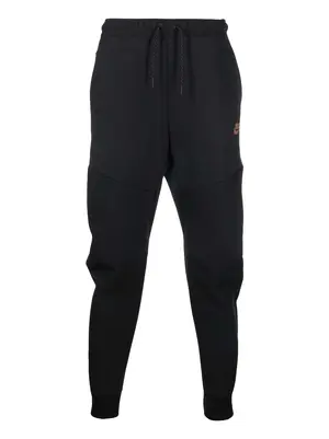 Nike Logo-print Drawstring-waist Track Pants - 010 Black