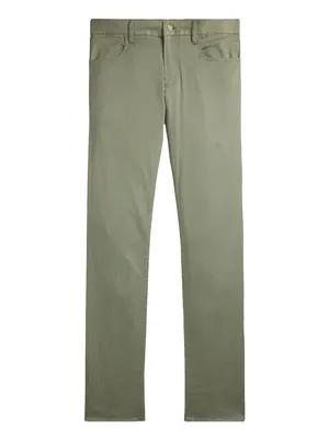 Ralph Lauren Purple Label Cotton-linen Denim Pants - Green
