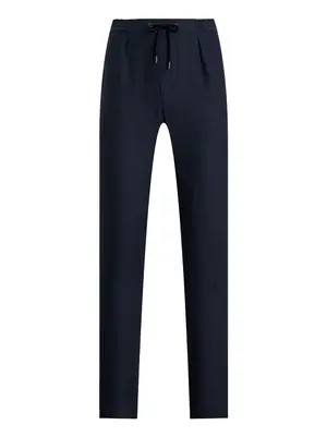 Ralph Lauren Purple Label Linen Trousers - Blue