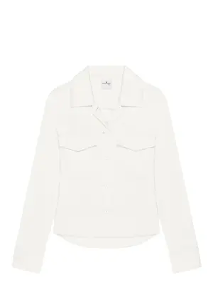 COURREGES Satin Shirt - White