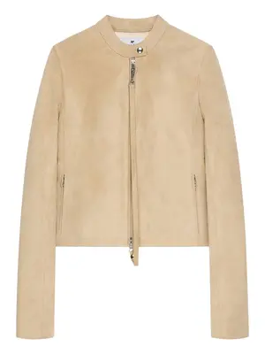 COURREGES Courrèges Suede Jacket Neutrals