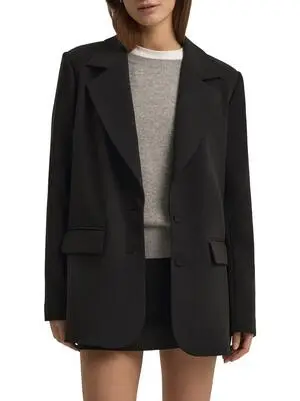 FAVORITE DAUGHTER The Favorite Oversize Blazer - Black