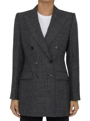Dolce & Gabbana Wool Blazer - Grey