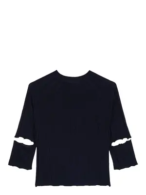Ports 1961 Cut-out Sweater - Blue