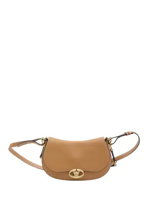 Valentino Garavani Ohval Shoulder Bag - Brown