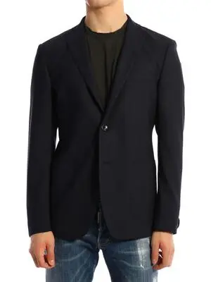 TONELLO Single-breasted Blazer - Blue