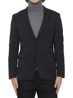 TONELLO Single-breasted Blazer - Black