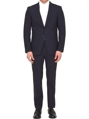 TONELLO Wool Suit - Black