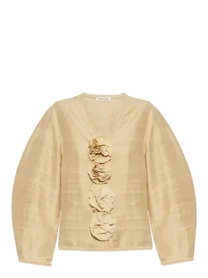 BY MALENE BIRGER By Malene Birger Mineas Blouse Neutrals