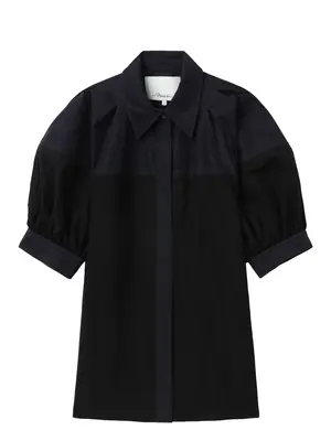 3.1 Phillip Lim Two-tone Shirt - Black