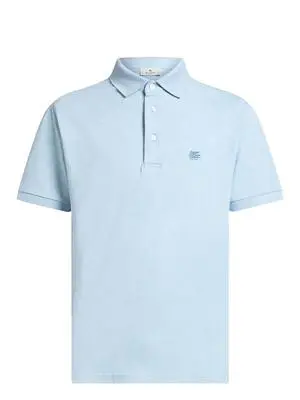 Etro Paisley Jacquard Polo Shirt - Blue