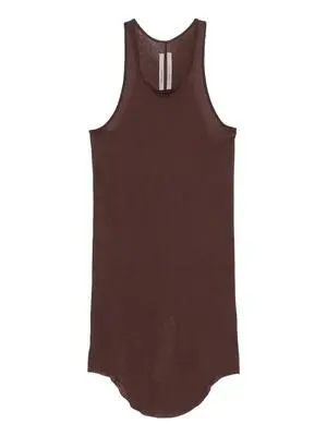 Rick Owens Basic Rib Tank - Brown