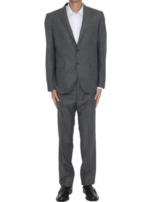 Tagliatore Virgin Wool Two-piece Suit - Grey