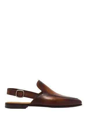Magnanni Leather Loafers - Brown