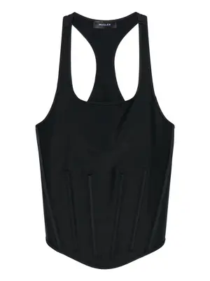 MUGLER Corset Top - Black