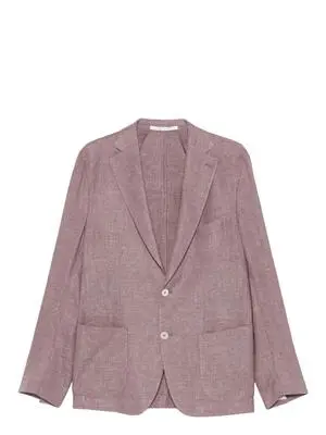 Eleventy Single-breasted Blazer - Purple