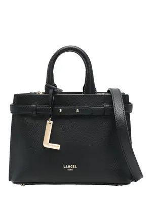 LANCEL Leather Tote Bag - Black