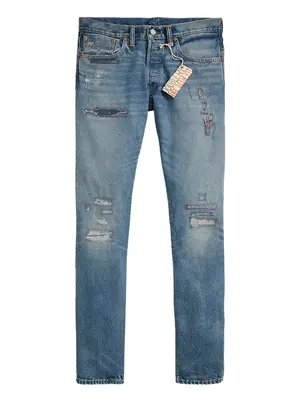 Ralph Lauren Slim Fit Selvedge Jeans - Claremont Wash