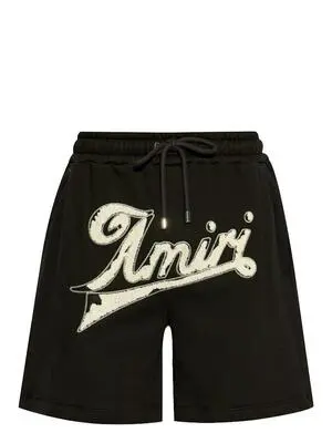 Amiri Distressed Sweatshort - Black