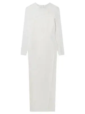 Stella McCartney Panelled Midi Dress - White