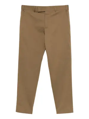 PT TORINO Gabardine Trousers - Brown