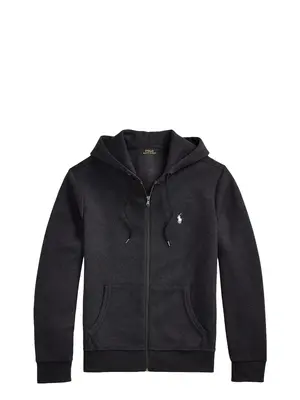 Polo Ralph Lauren Fleece Zip-up Hoodie - Black