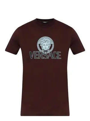 Versace Medusa-print T-shirt - Red