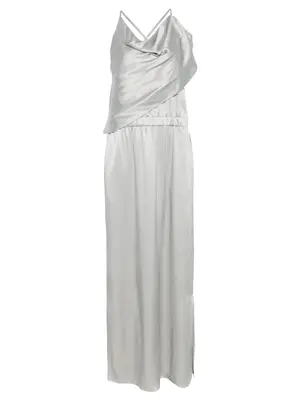 Giorgio Armani Silk Long Dress - Grey