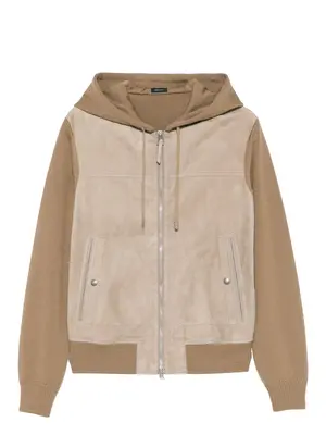 TOM FORD Suede Bomber Jacket - Brown