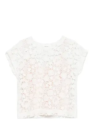 P.a.r.o.s.h Lace Blouse - White